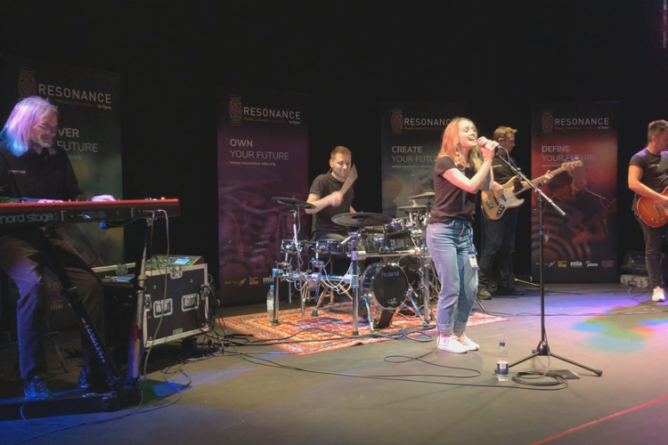 Resonance band hits the road to spread the word to students - Resonance